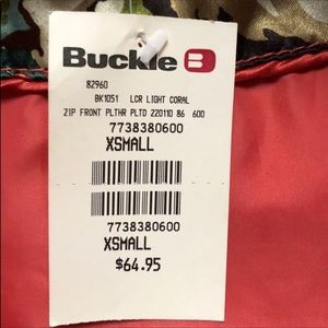 Free People | Jackets & Coats | Nwt Buckle Coral Vegan Leather Moto ...